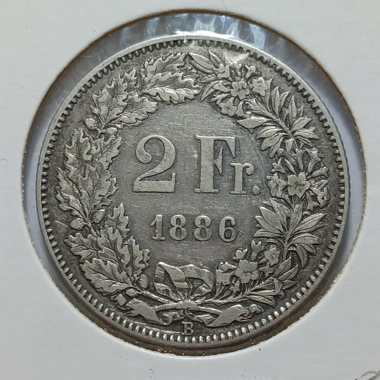 2 Franken 1886 -ss (Gebraucht) in Pfäffikon ZH für CHF 6 – mit Lieferung auf Ricardo kaufen