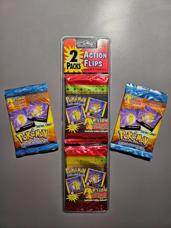 Ungeöffnete Pokemon Action Flipz von Artbox 1999 (Neu und ...