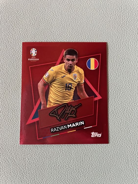 Topps Euro 2024 Razvan Marin signiert ROM SP | Kaufen auf Ricardo