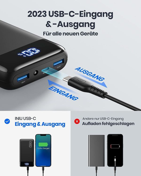Power Bank 20000mAh 22.5W Externer Handyakkus schnelllade (Neu und originalverpackt) in Herisau ...