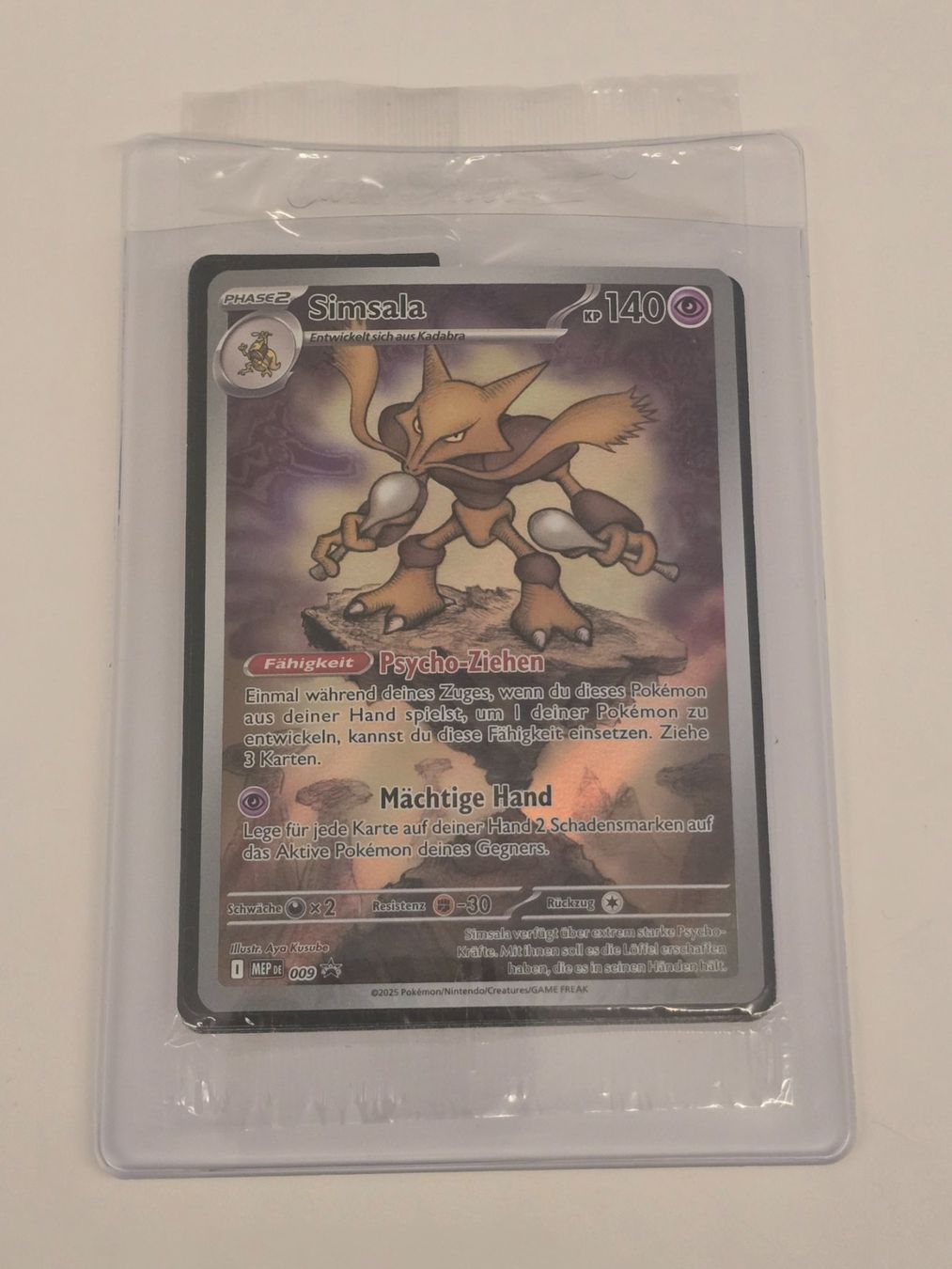 🇩🇪 Pokemon Mega Evolution 》Simsala 009 》Promo OVP (Neu (gemäss ...
