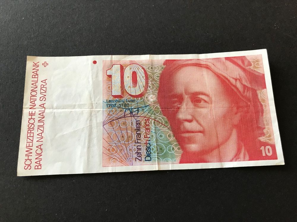 Alte 10 Franken CH-Note (Neu (gemäss Beschreibung)) in Feldmeilen für ...