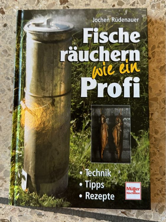 Fisch-Räucherofen mit Räuchermaterial und Büchern (Gebraucht) in ...