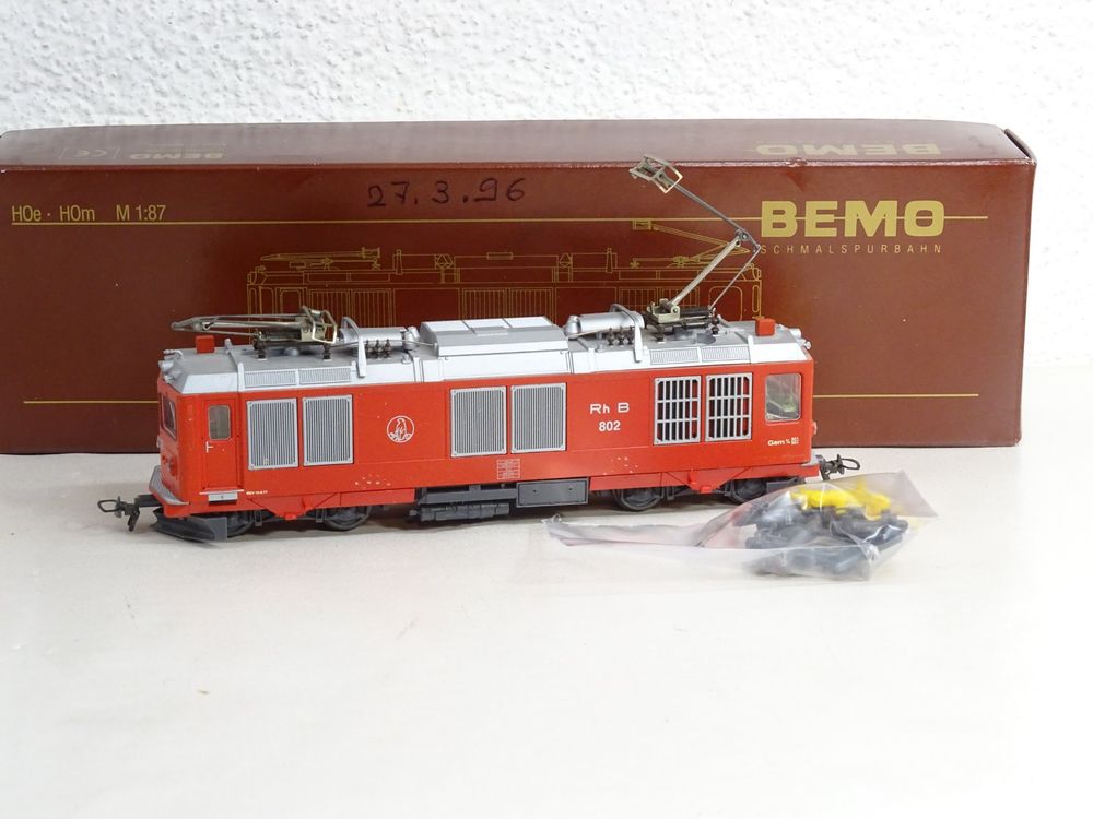 Bemo 1267 102 Gem4/4 RhB Rot 802, Analog, H0m, OVP (Gebraucht) in Wohlen für CHF 162 – mit ...