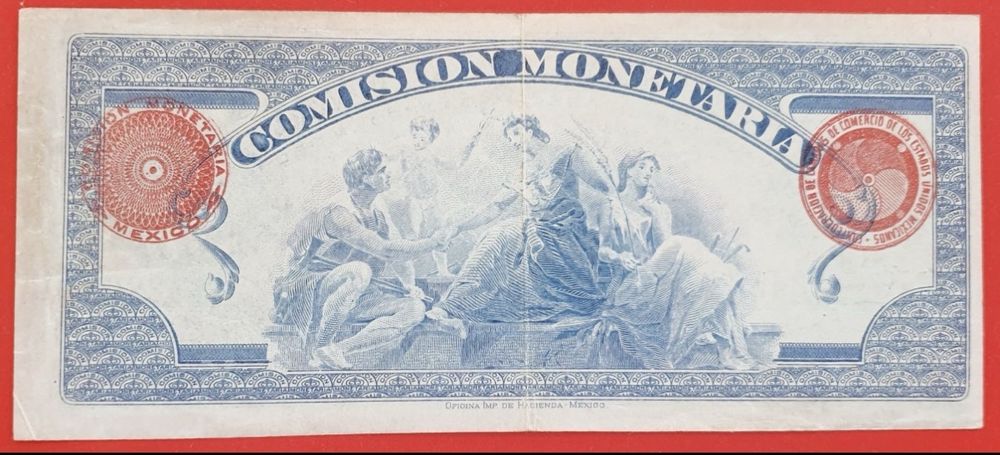 1 Peso Mexico 1920 Banknote Pick#17 Rarität für Sammler! (Gebraucht) in ...