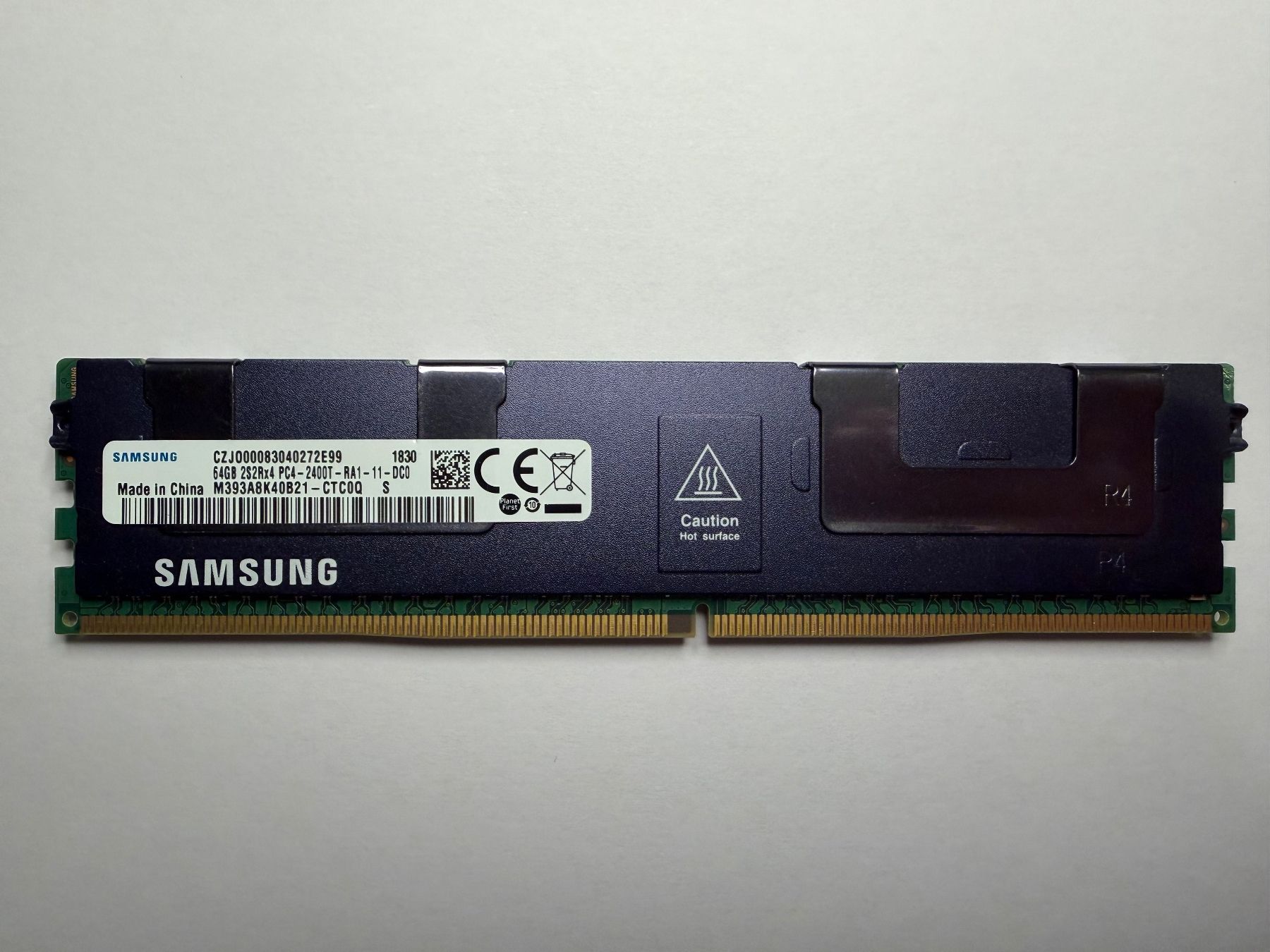 MEGA SALE RAM ++ Samsung 64 GB 2S2Rx4 PC4 2400T ECC DDR4 RAM (Gebraucht ...