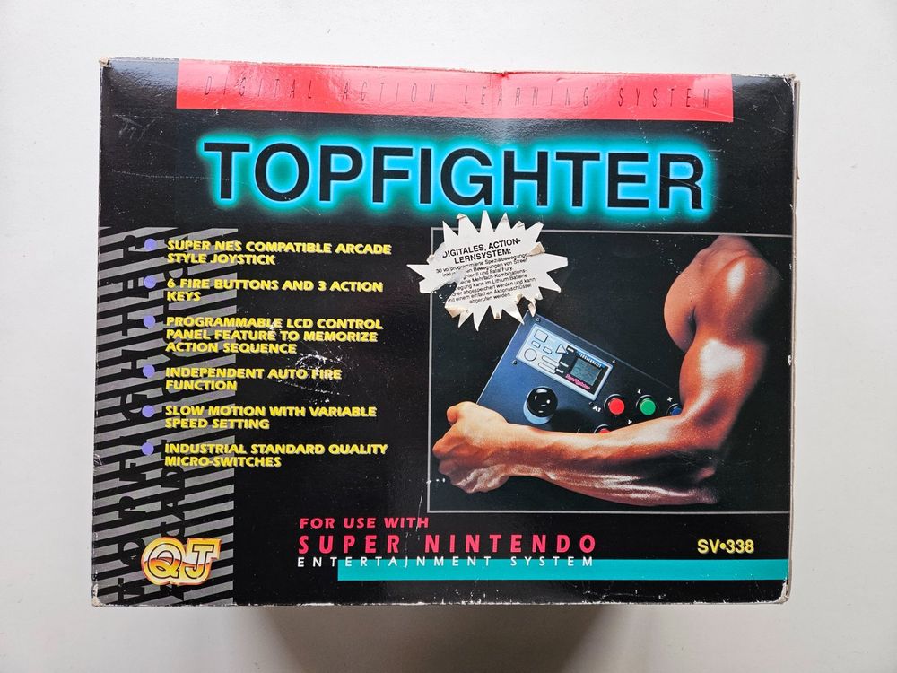 TOP FIGHTER SNES Arcade Stick / Controller / Retro QJ Model (Gebraucht ...