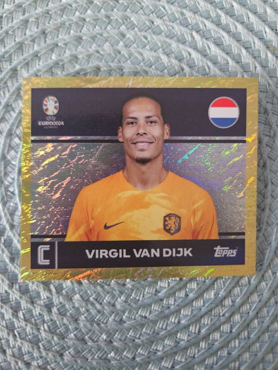 NED 2 (🇳🇱NIEDERLANDE🇳🇱)VIRGEL VAN DIJK GOLD (Neu (gemäss Beschreibung ...