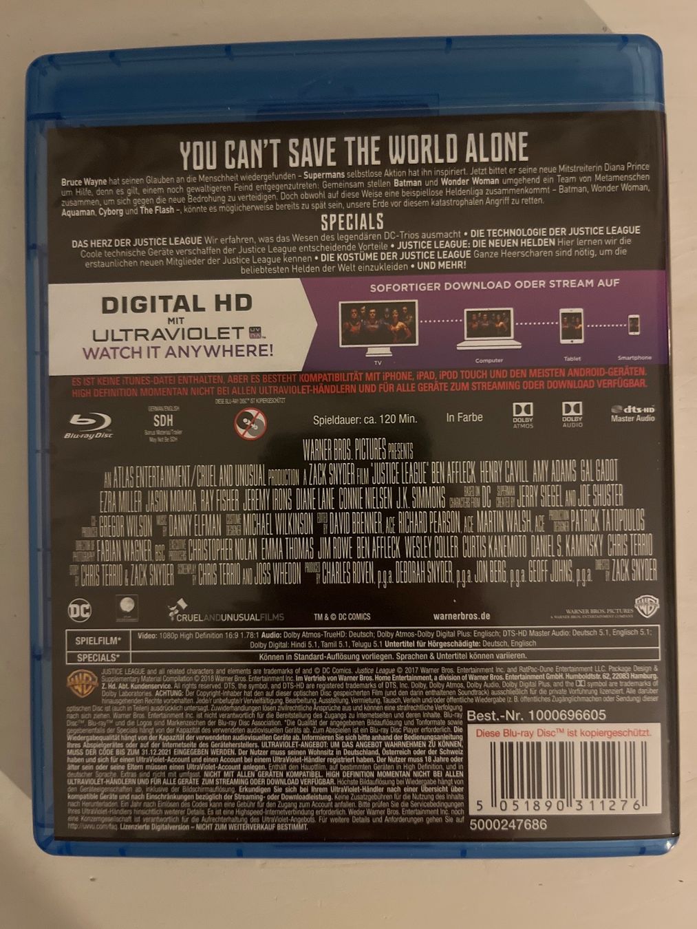 DC | Justice League (2017) | Blu-ray 📀 (Neu (gemäss Beschreibung)) in ...