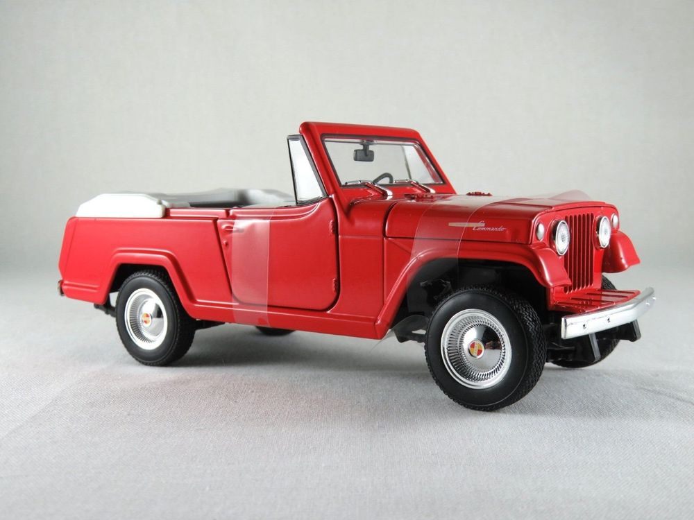 Jeep Jeepster Commando VJ 1948-1951 rot 1:24 von Welly | Acheter sur ...