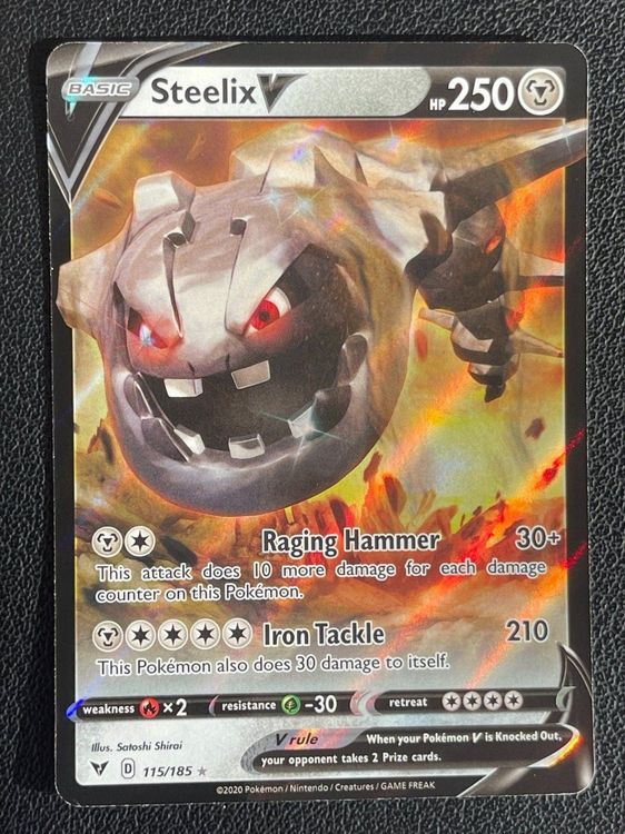 Steelix V 115/185 Ultra Rare Pokémon Vivid Voltage | Kaufen auf Ricardo