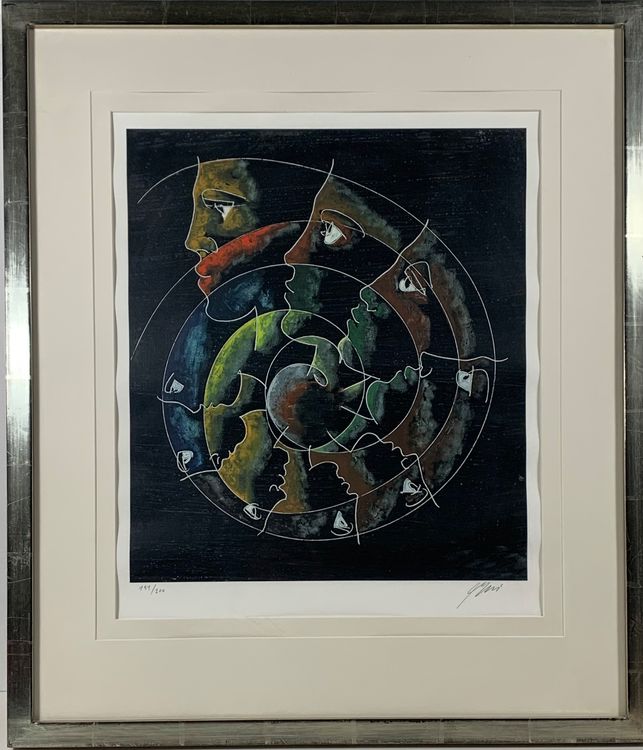 Hans Erni (1909-2015) grosses Lithographie Handsigniert (Gebraucht) in Root für CHF 185 – mit ...