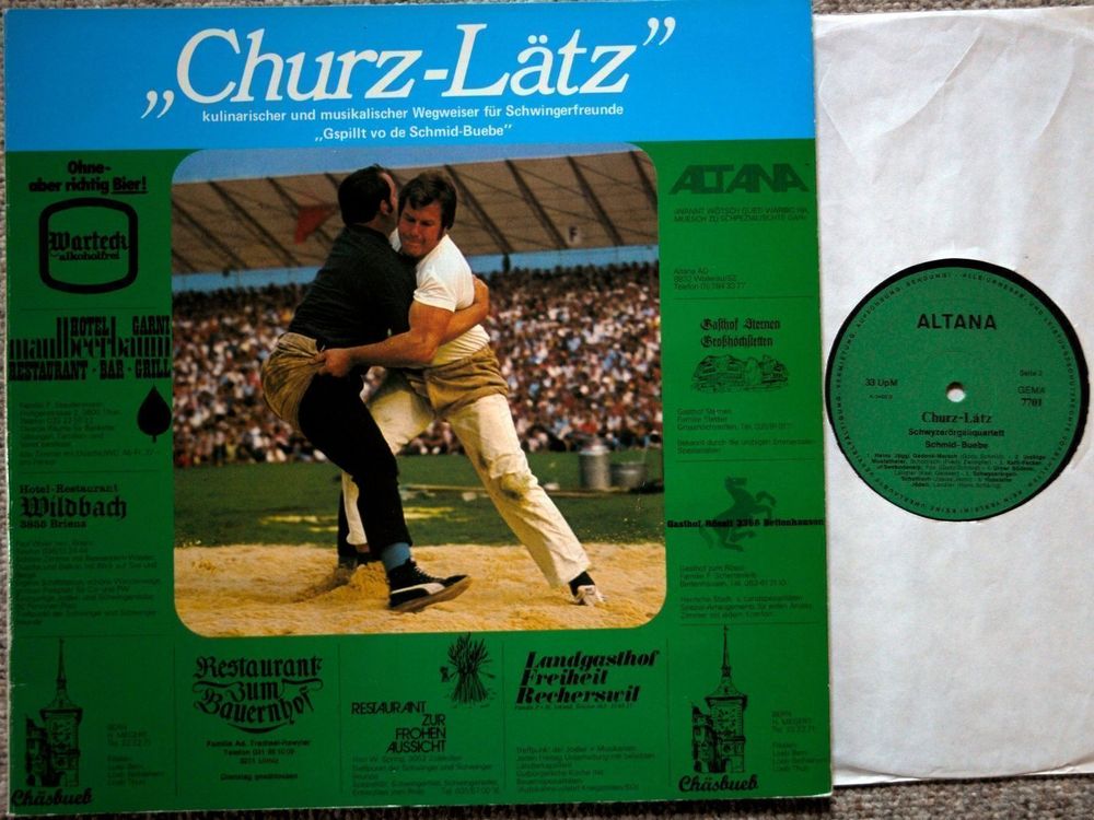 Schwyzerörgeli-Quartett Schmid-Buebe - Churz-Lätz LP 🛀 (Gebraucht) in ...
