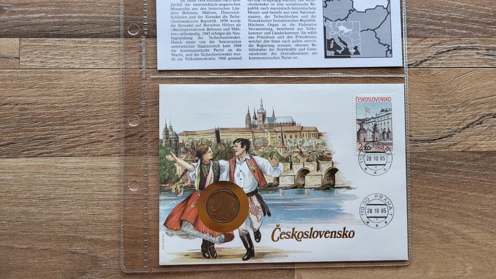 Münzbrief Tschechoslowakei (Gebraucht) in Vilters für CHF 2.5 – mit Lieferung auf Ricardo kaufen