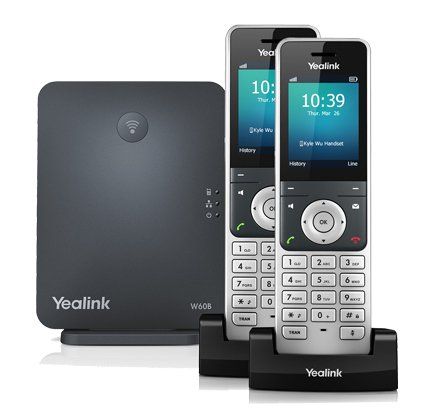 Yealink W60 DECT Bundle (Basisstation + zwei Tel.) (Gebraucht) in ...