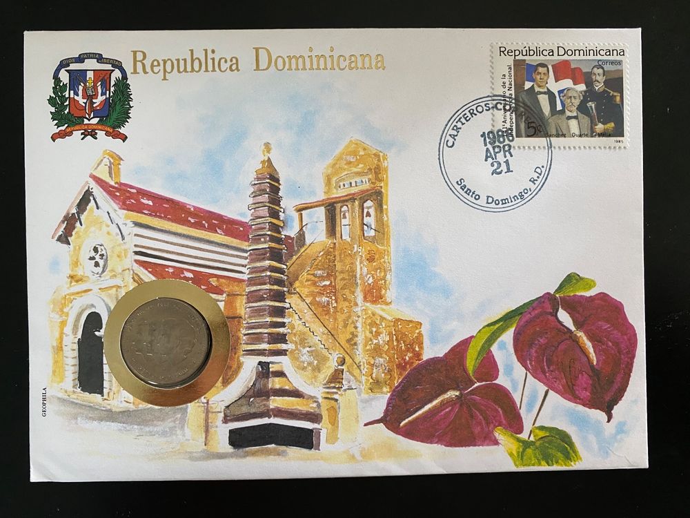 Republica Dominicana 1984 Münzbrief | Kaufen auf Ricardo