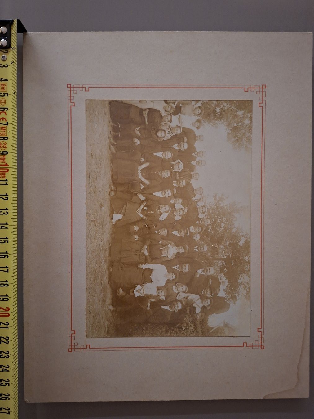 Photo groupe ancienne, fête communale souvenir d'antan 1882 (D'occasion ...