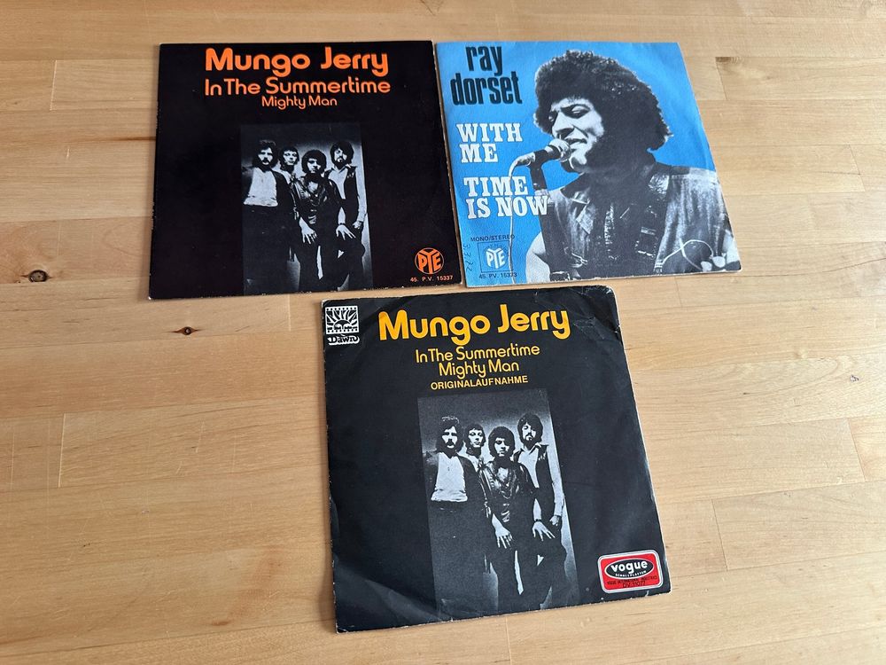 MUNGO JERRY tolle Summertime Singles Top Kult RAY DORSET (Gebraucht) in ...