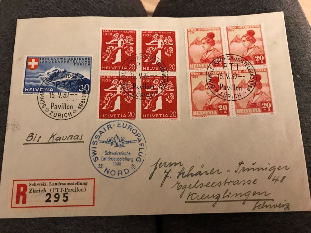 Schweizer Flugpost Karte (Gebraucht) in Flawil für CHF 1 – mit Lieferung auf Ricardo kaufen