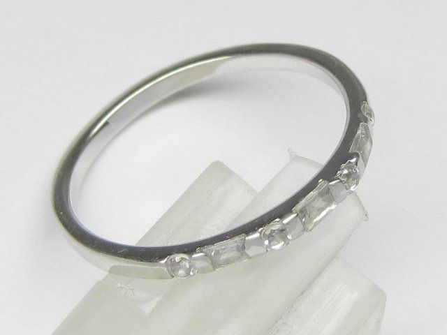 Vintage Ring Silber 925 + MP weisse Steine Gr. 64 (Gebraucht) in ...