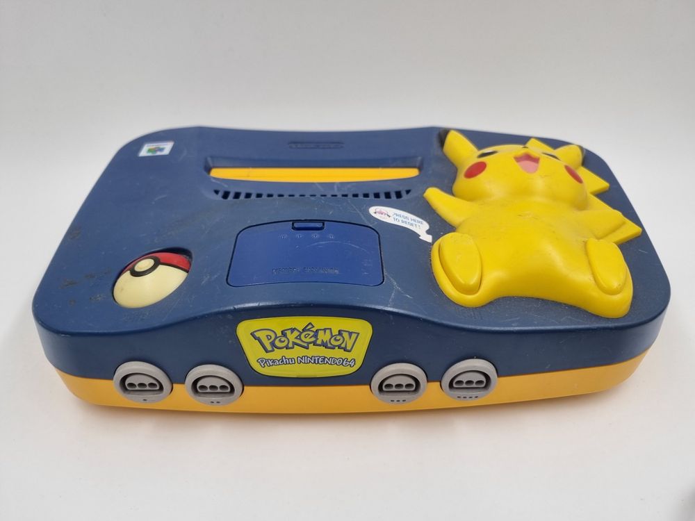 Nintendo 64 Pikachu Edition + 2 Pokemon Controller (Gebraucht) in ...
