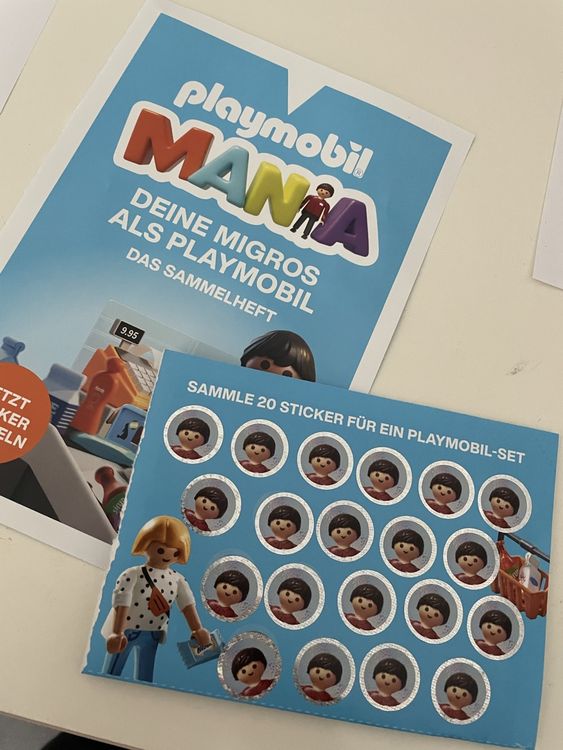 Playmobil Mania Sticker Migros (Gebraucht) in Zürich für CHF 35 – mit ...