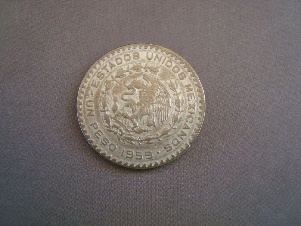 Meksika uno peso 1959 silber 15.82 Gr (Gebraucht) in Gelterkinden für ...