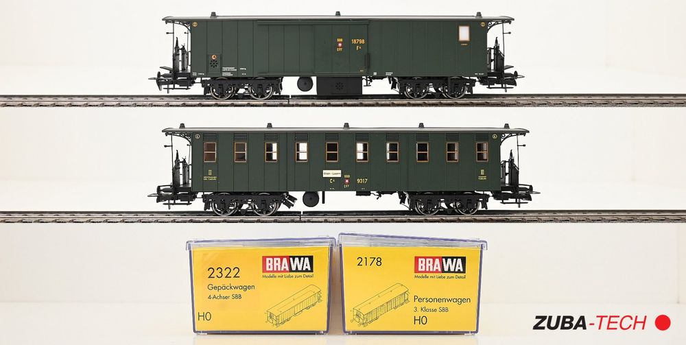Brawa Platformwagen der SBB, H0 GS, mit OVP (Gebraucht) in St. Gallen ...