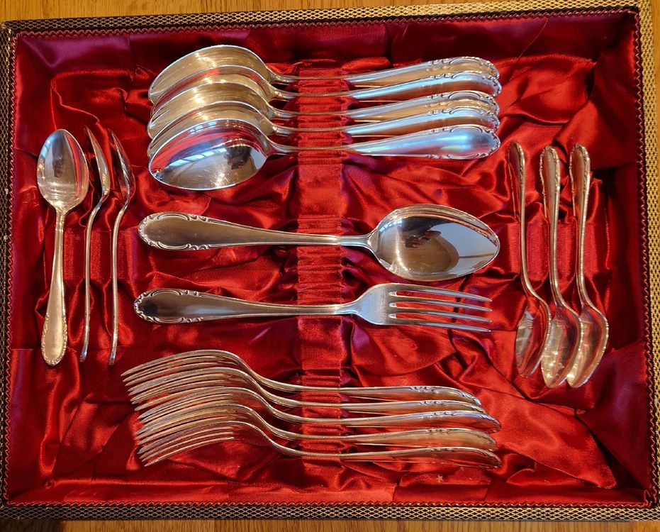 Silberbesteck 90, neuwertig,18 - teilig. | Kaufen auf Ricardo