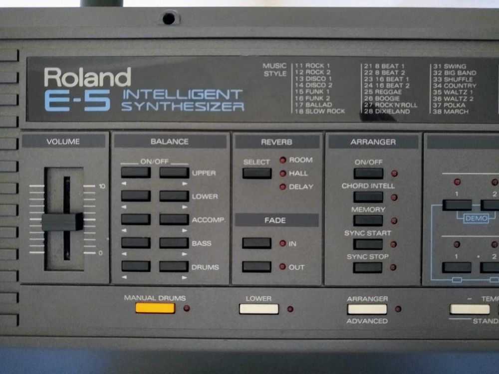 Roland E-5 Synthesizer mit Keyboardständer | Kaufen auf Ricardo
