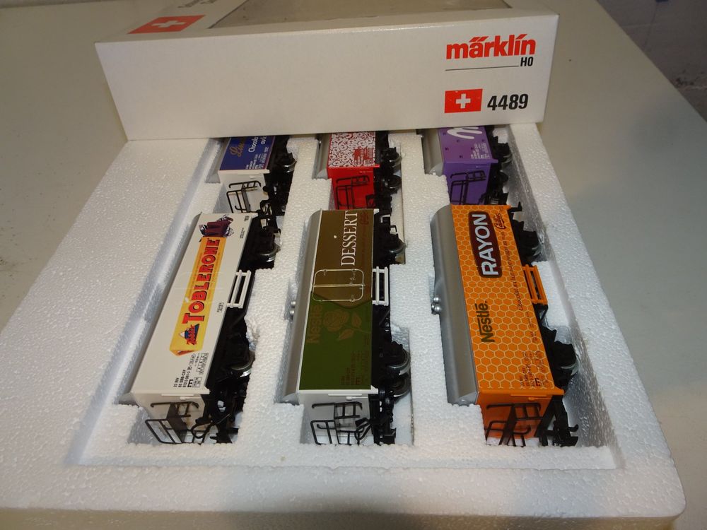 Märklin Güterwagen Set Schokolade HO 4489 (Neu (gemäss Beschreibung ...