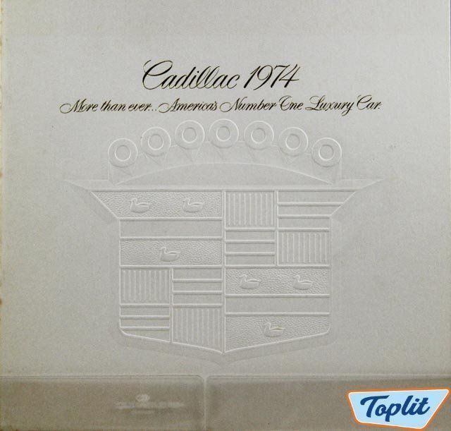 ORIGINAL JAHRES PROSPEKT - CADILLAC ALLE MODELLE - 1974 | Kaufen auf Ricardo