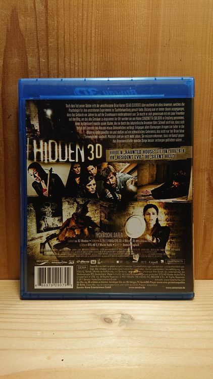 HIDDEN Blu-Ray in 3D und 2D Version (Gebraucht) in Wilderswil für CHF 5 ...