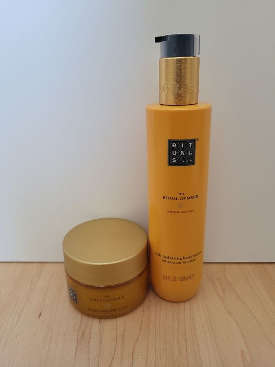 Rituals The Ritual of Mehr Scrub 125g + Body Lotion 250ml (Neu und ...