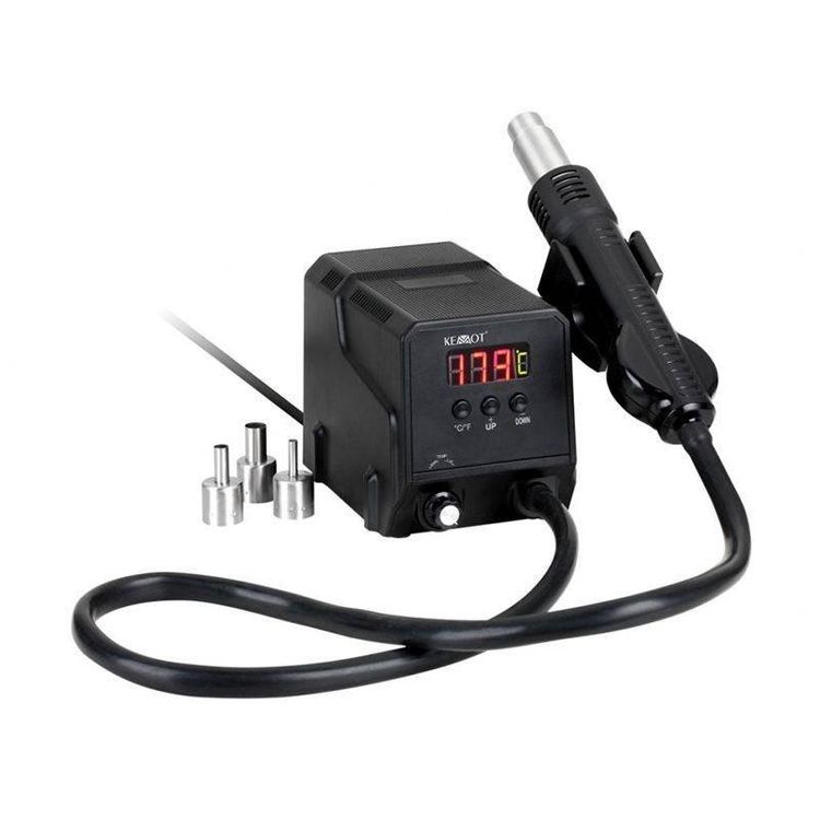 SMD Heißluftlötstation ZD-8908 – 300 W mit 3 Düsen (Neu und ...