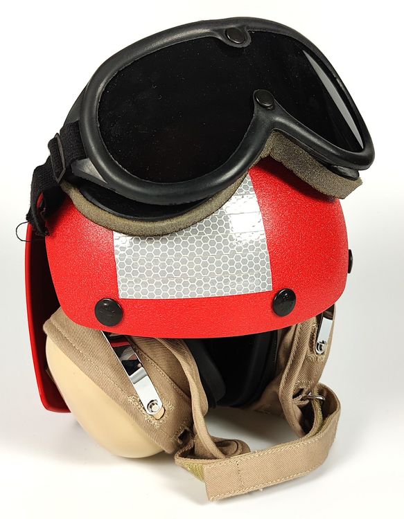 💥🇨🇭Luftwaffe Flight Deck Crewman’s Helmet💥 (Neu (gemäss Beschreibung ...