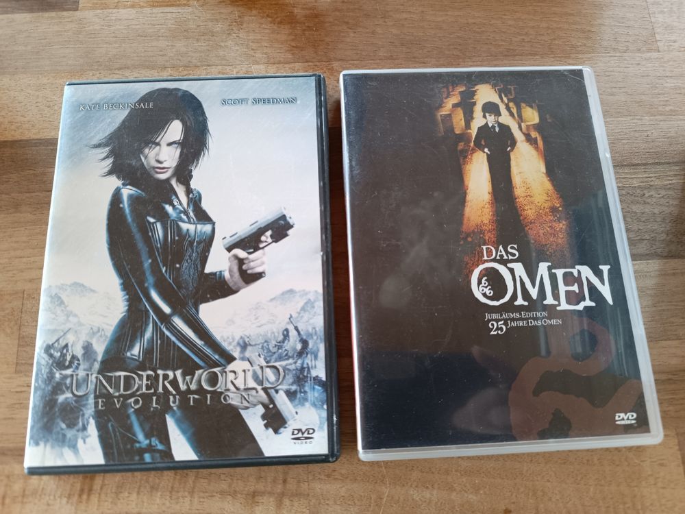 DVD-Set: Underworld Evolution & Das Omen - Horrorfilme! (Gebraucht) in ...