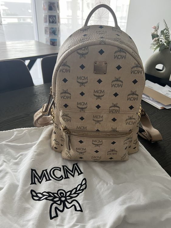 MCM Stark Backpack Small beige | Kaufen auf Ricardo