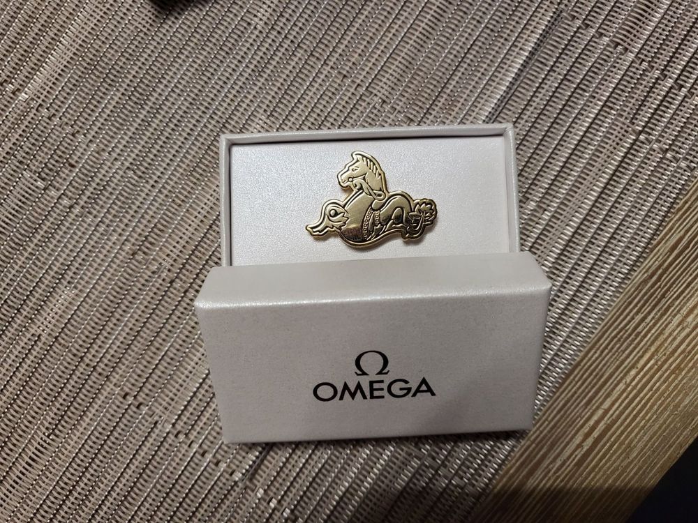 Omega Speadmaster Pin's seahorse rare New (Neu und originalverpackt) in ...