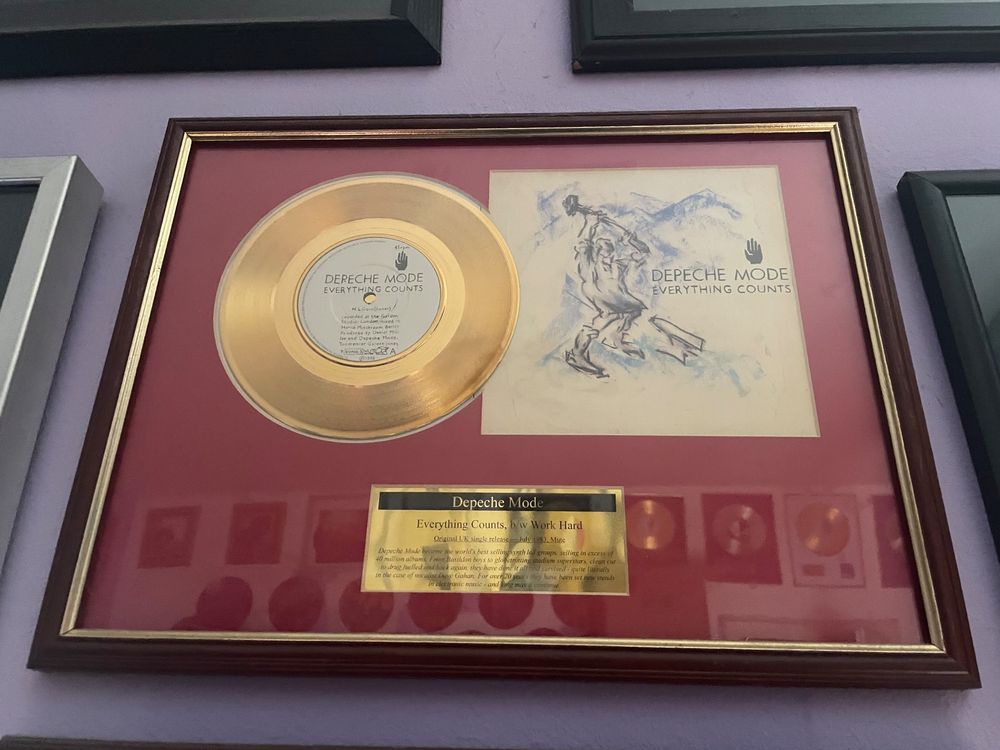 Depeche mode award plaque EC | Kaufen auf Ricardo