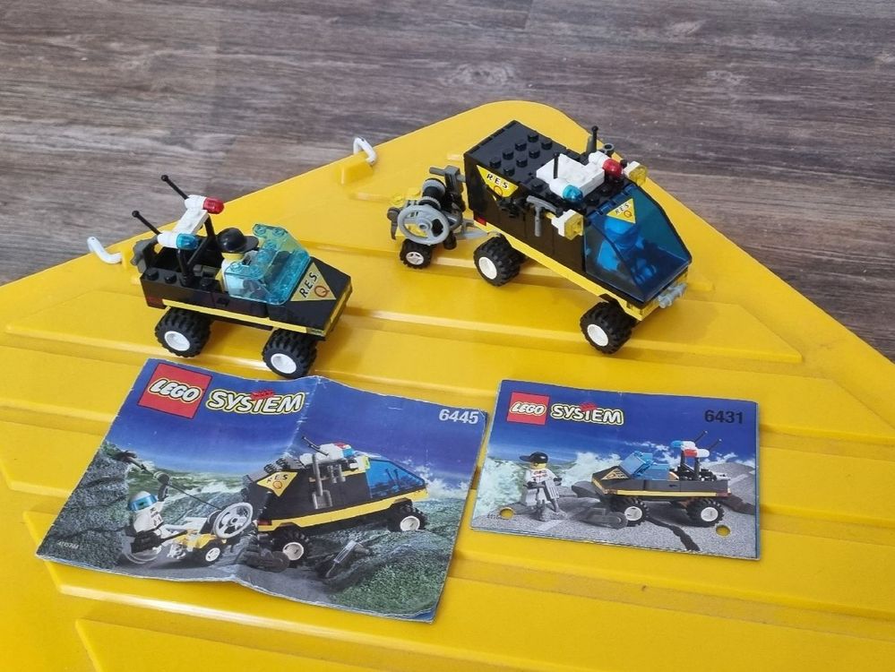 Zwei Lego-Rescue Fahrzeuge (Set-N°6431 und 6444) (Gebraucht) in ...