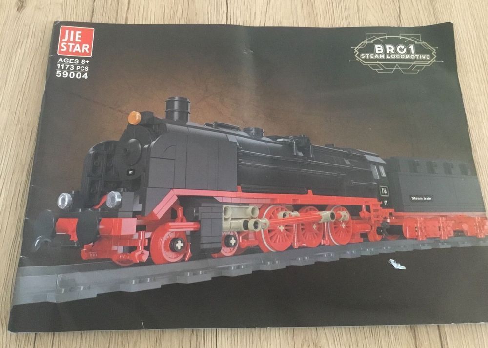 Dampflok BR 01 DB Lok Klemmbaustein Neu kompatibel mit Lego | Kaufen ...