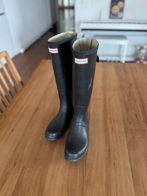 Original Hunter Gummistiefel, Schwarz, Gr. 38 (Gebraucht) in Baar für ...