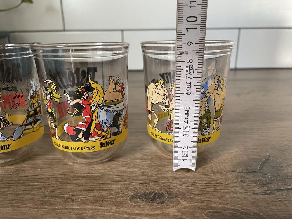Lot de 3 verres à moutarde Astérix - collection Maille (D'occasion) à ...