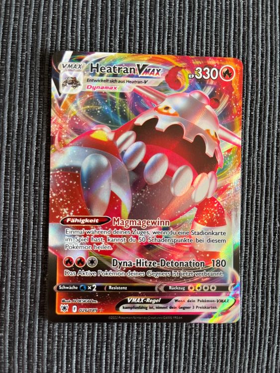 Pokemon Heatran Vmax Astral Radiance Deutsch | Kaufen auf Ricardo