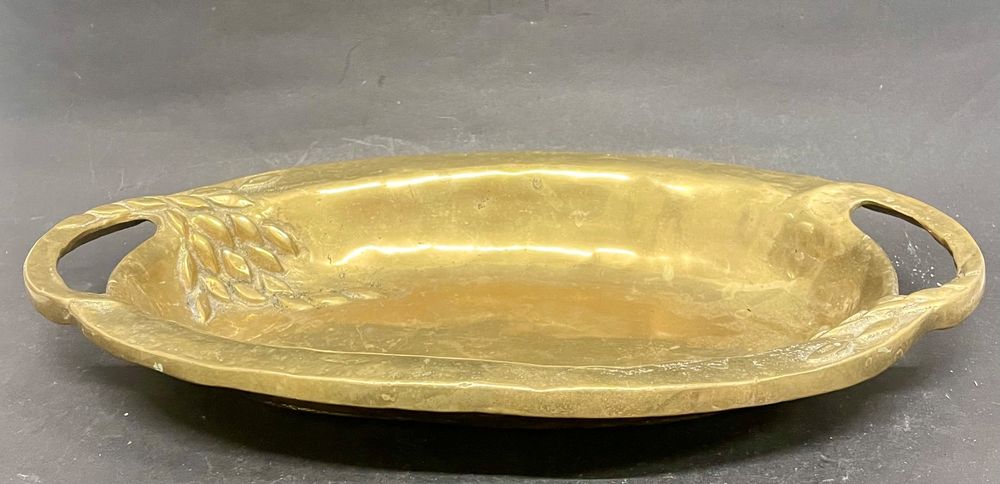 Jugendstil Grosse Schalle aus Messing | Kaufen auf Ricardo