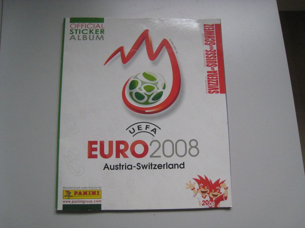 PANINI Album EURO 2008 UEFA EM Sticker Album edit. CH (Gebraucht) in ...