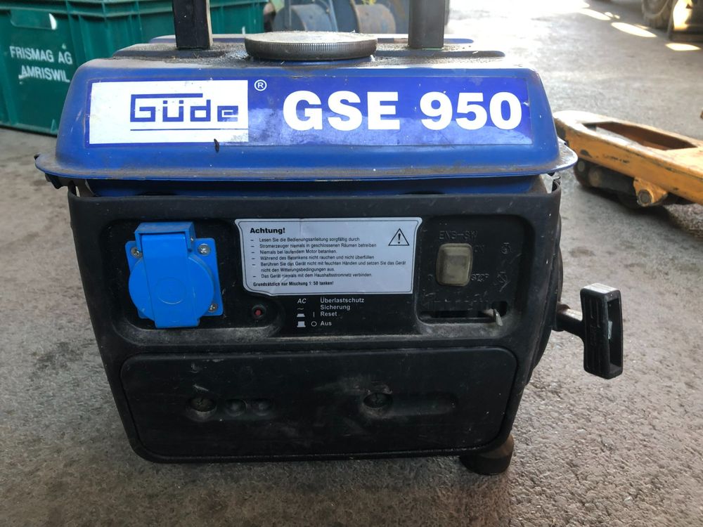 Generator "GÜDE" GSE-950 mit Seilzug, 650W | Kaufen auf Ricardo