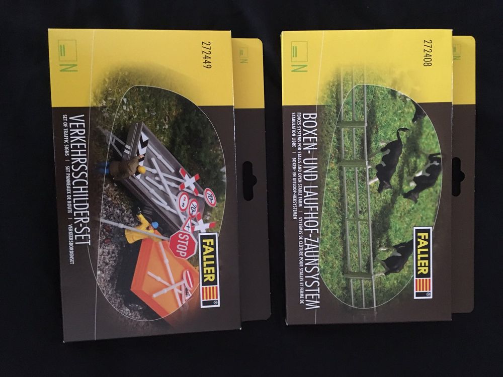 Faller 272 408 box animaux N et Faller 272449 signalisation | Kaufen ...