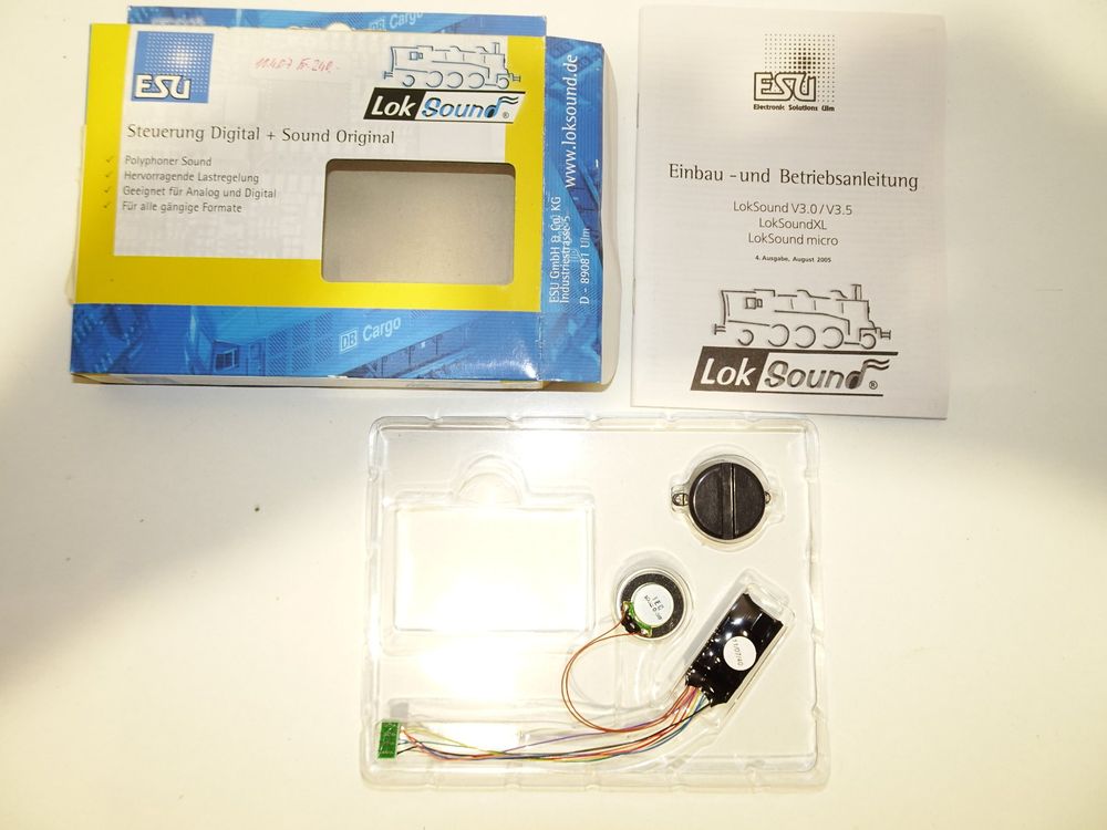 ESU Lok Sound Decoder Dampflok Br 18 Art. 52405 | Kaufen auf Ricardo